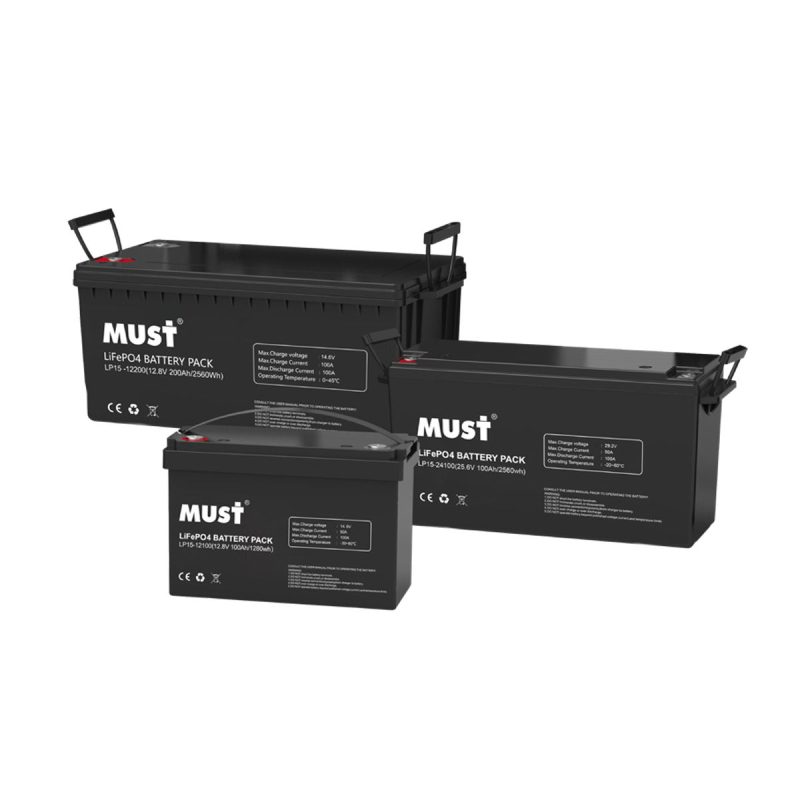 BATERIA LITIO 100AH 12.8V LP1500 MUST - Matrix Energy Systems